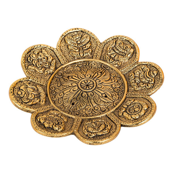 Aluminium Incense Burner - Turtle Gold Design – Global Mantra AU