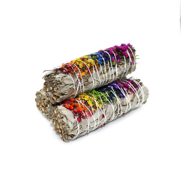 Energy Wheel Sage Smudge Stick - 10cm – Global Mantra AU